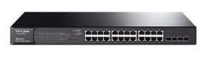 JetStream 24-Port Gigabit Smart PoE + 4 SFP Slots TP-Link T1600G-28PS